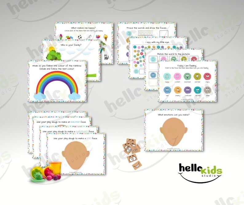 Feelings and Emotions Activity Pack for Preschoolers, Montessori ...