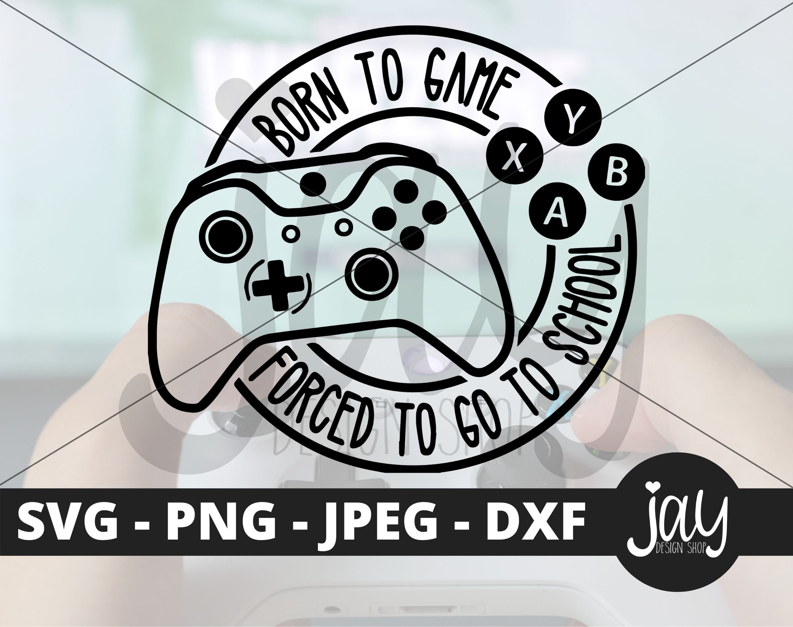 Xbox Power Button Stencil
