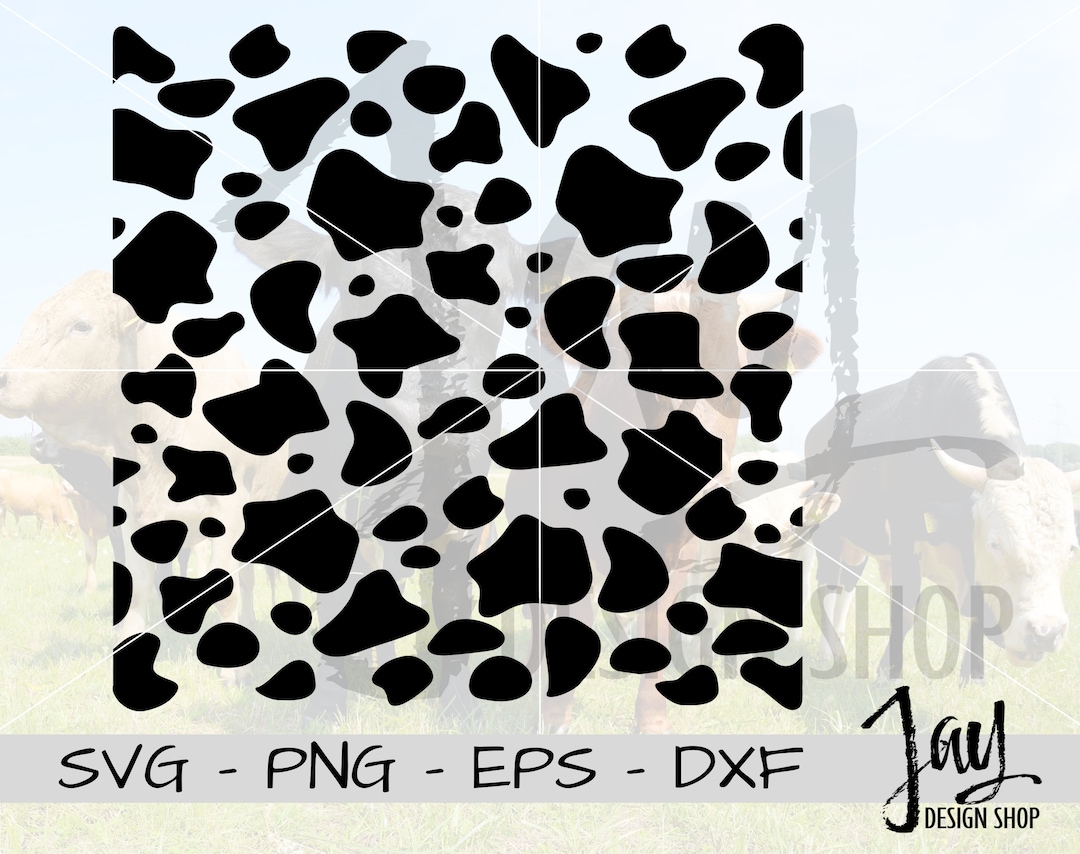 Cow Print SVG Cow SVG Cut Files Cow Print Digital Download Western PNG ...