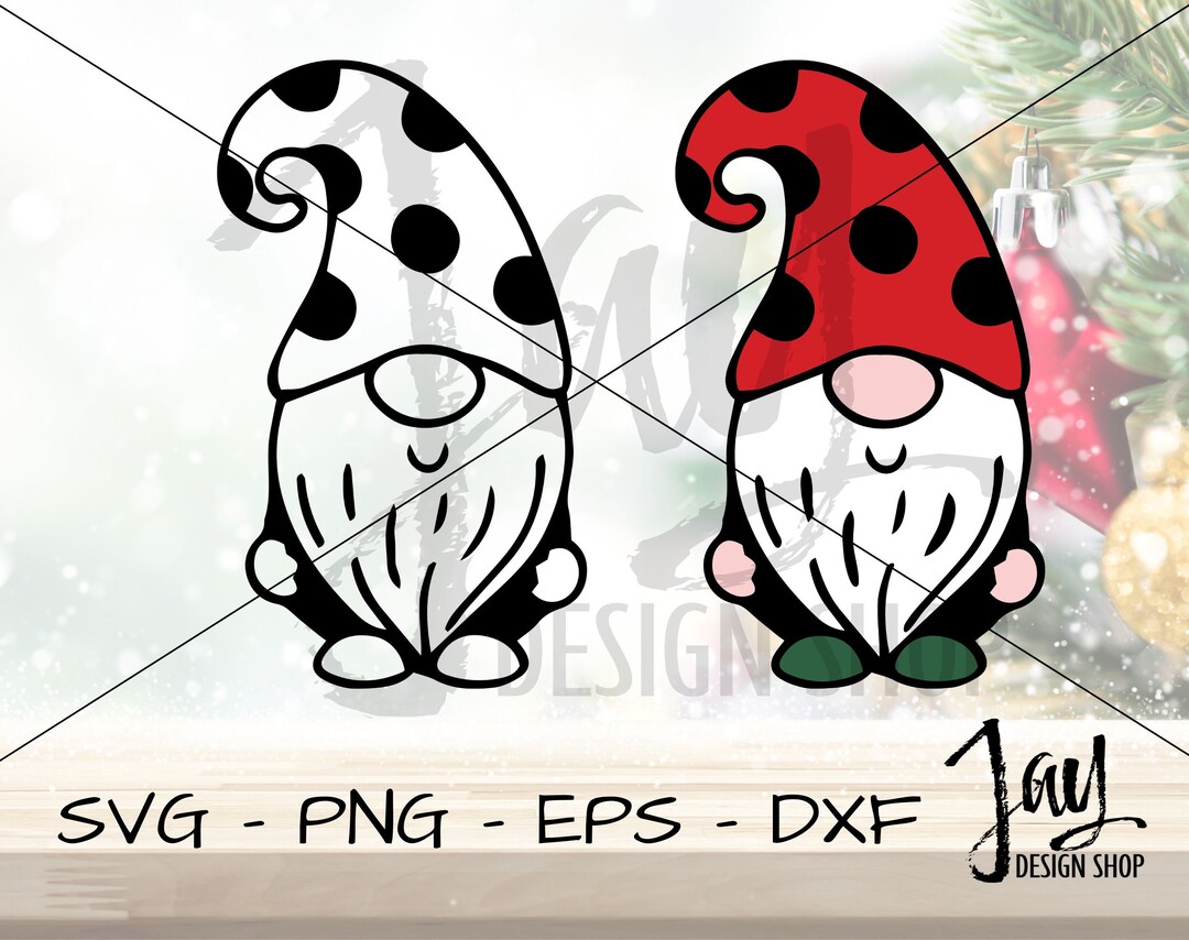 Gnome SVG - 2 Design Bundle - Gnome Cut File - Etsy