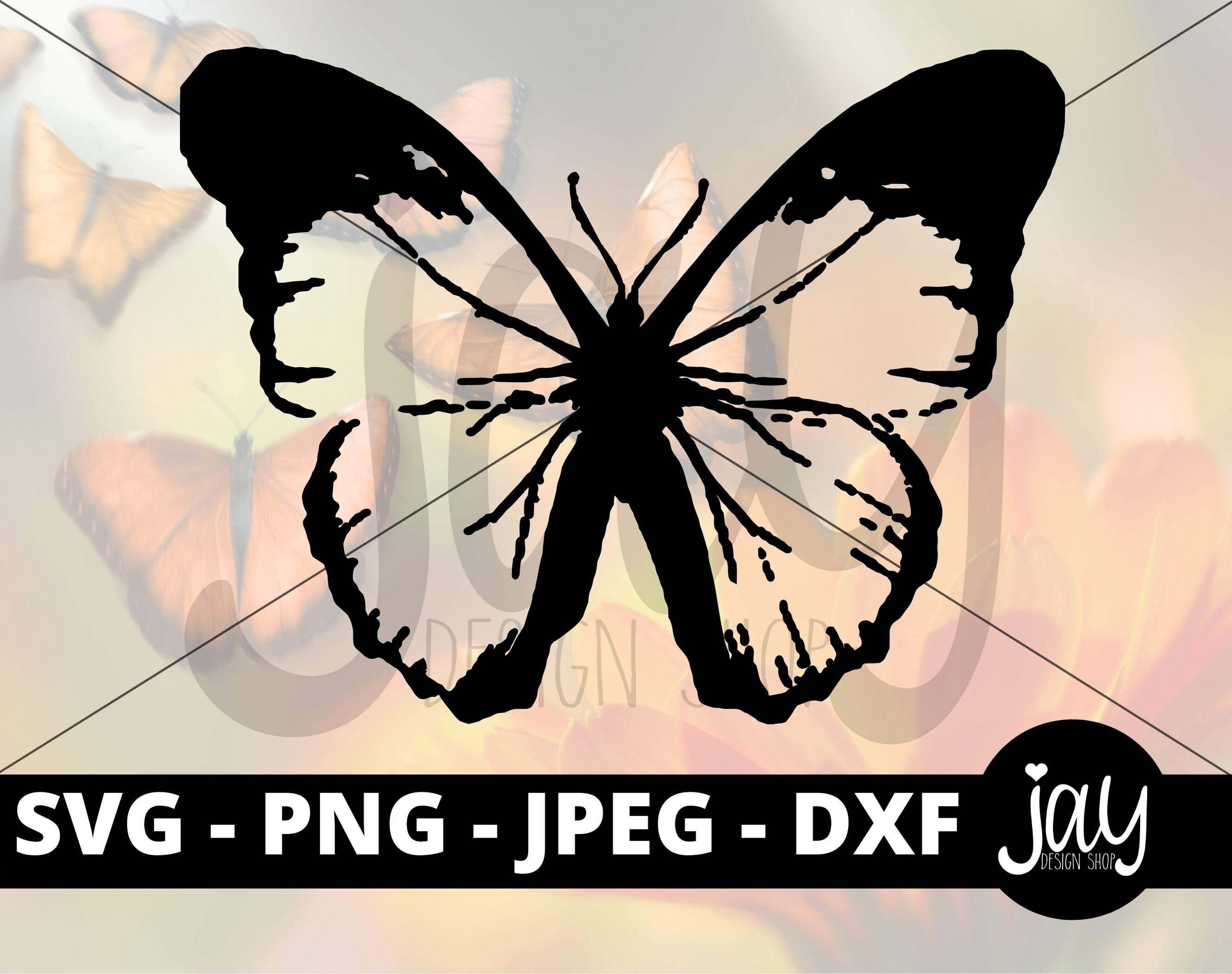 Butterfly SVG Butterfly PNG Butterfly Cut File - Etsy
