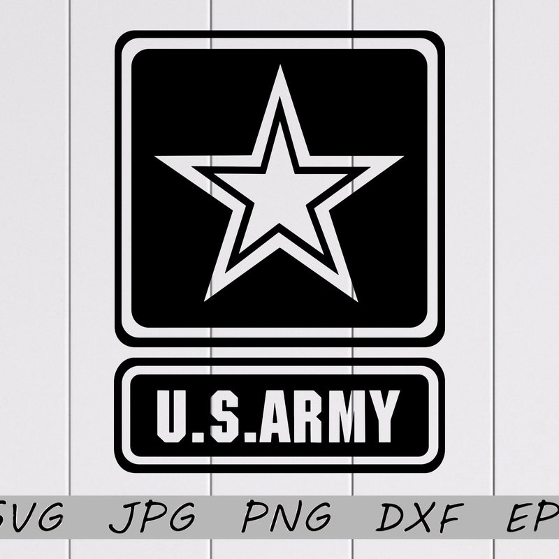 Army Star Logo Svg - Etsy