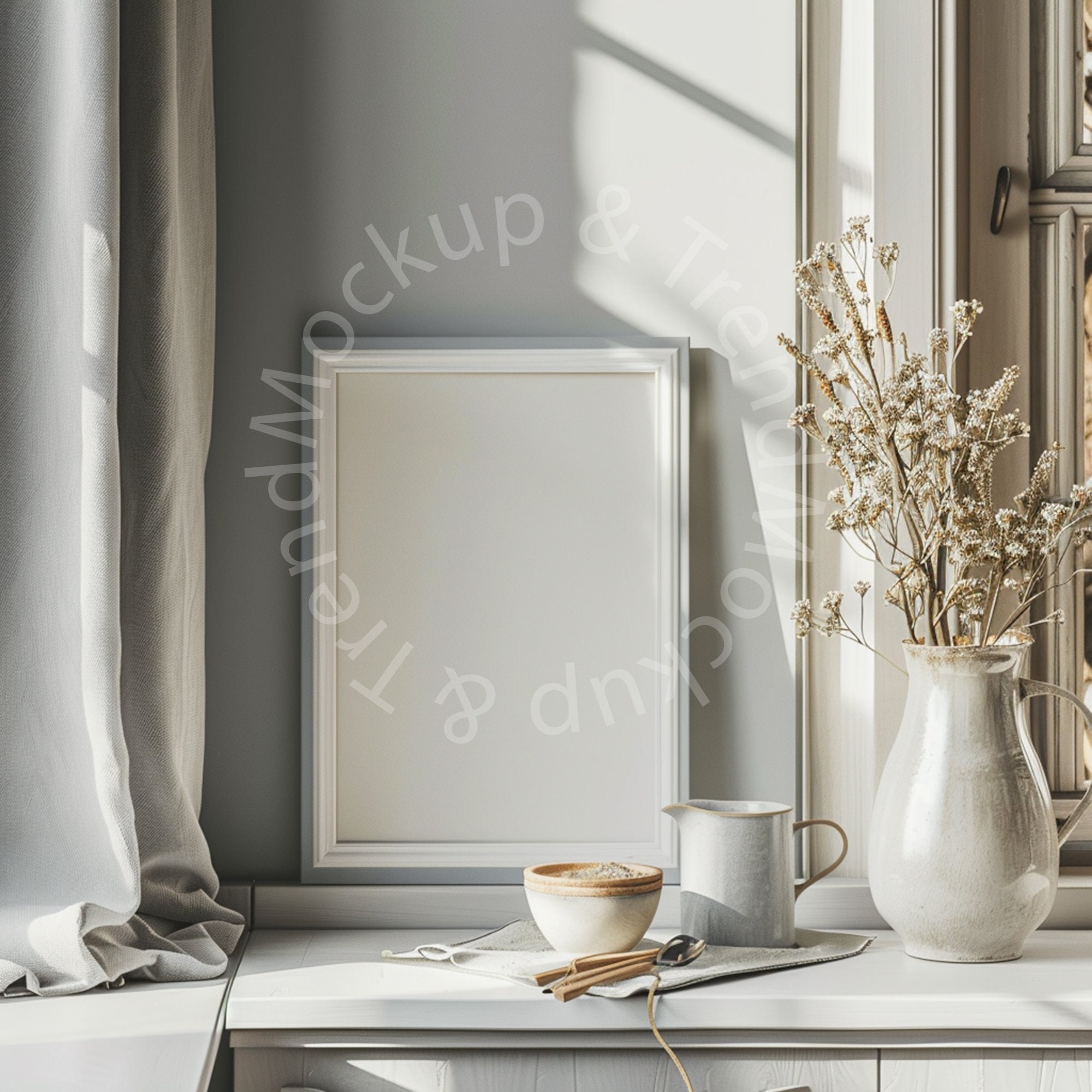 MINIMALIST KITCHEN FRAME I Scandinavian Kitchen Food Rustic Vertical ...