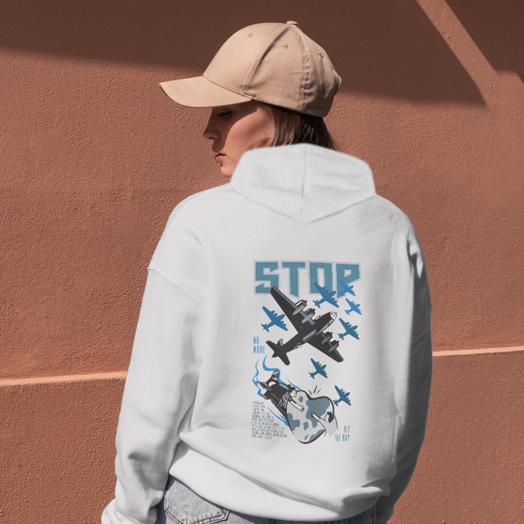 Stop War Hoodie Historical Supportive Hoodie Graphic Hoodie Unisex ...