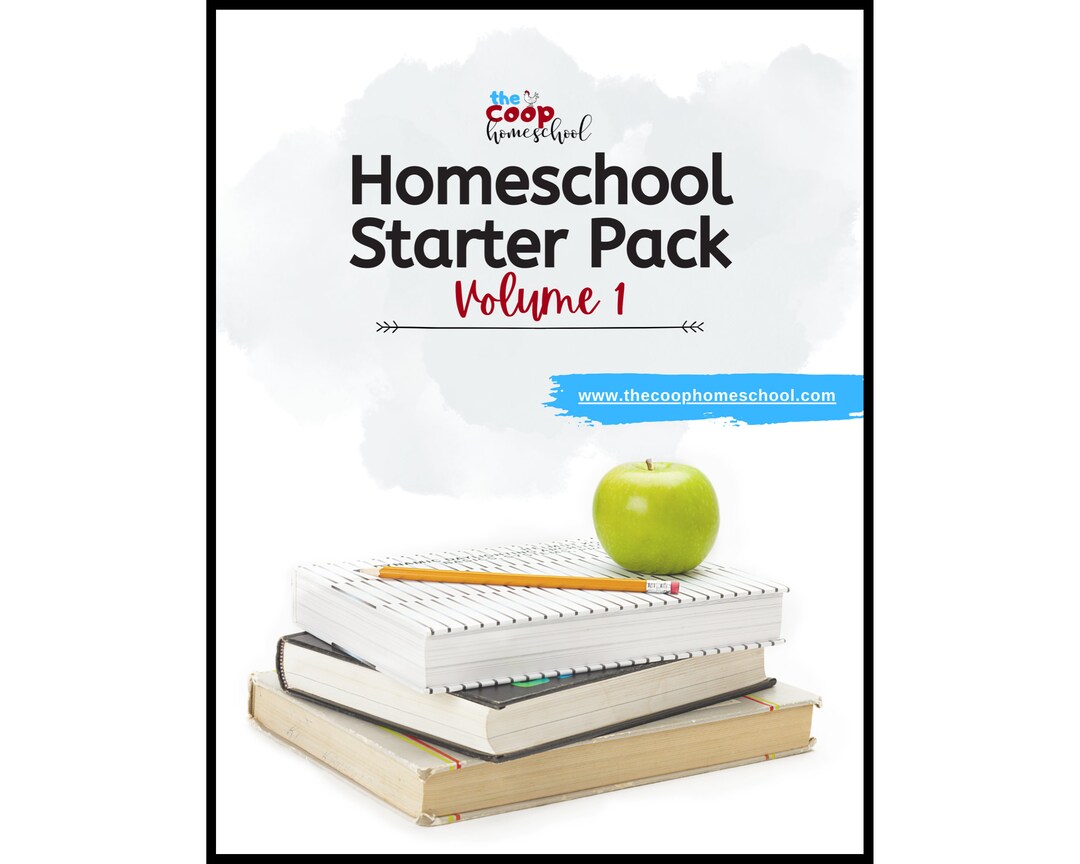 Homeschool Starter Pack - Volume 1, Printable Workbook With Practical ...