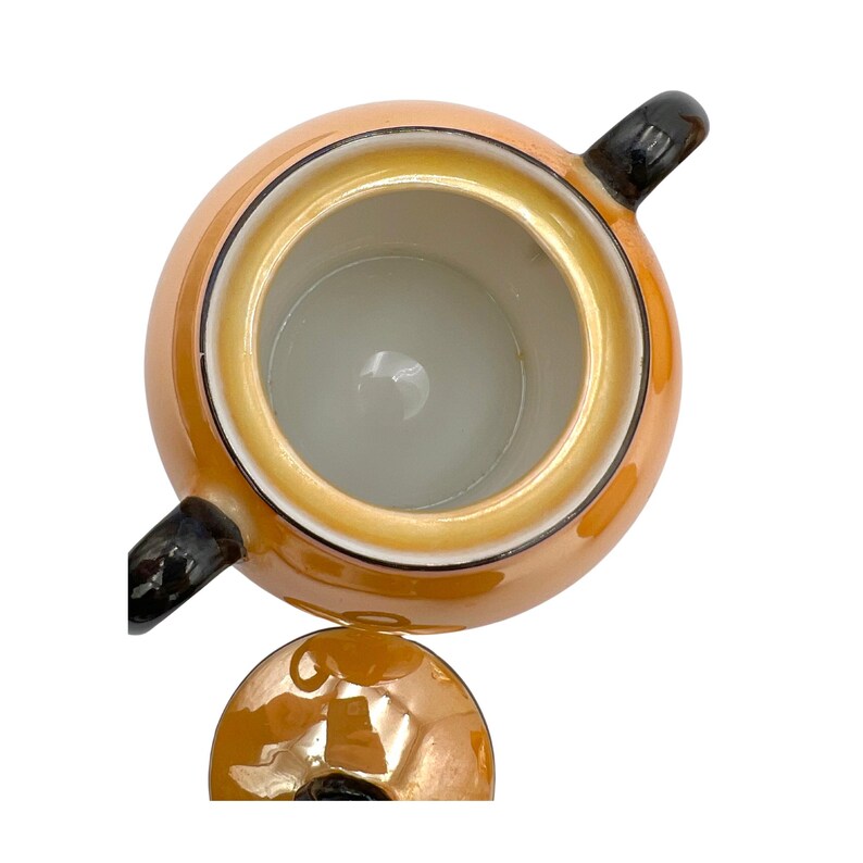 Victoria Czechoslovakia Peach Lusterware Tea Set - Etsy
