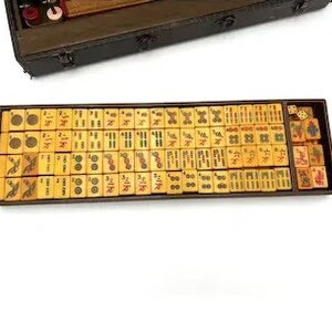 Mid Century Bakelite Mahjong Set - Etsy