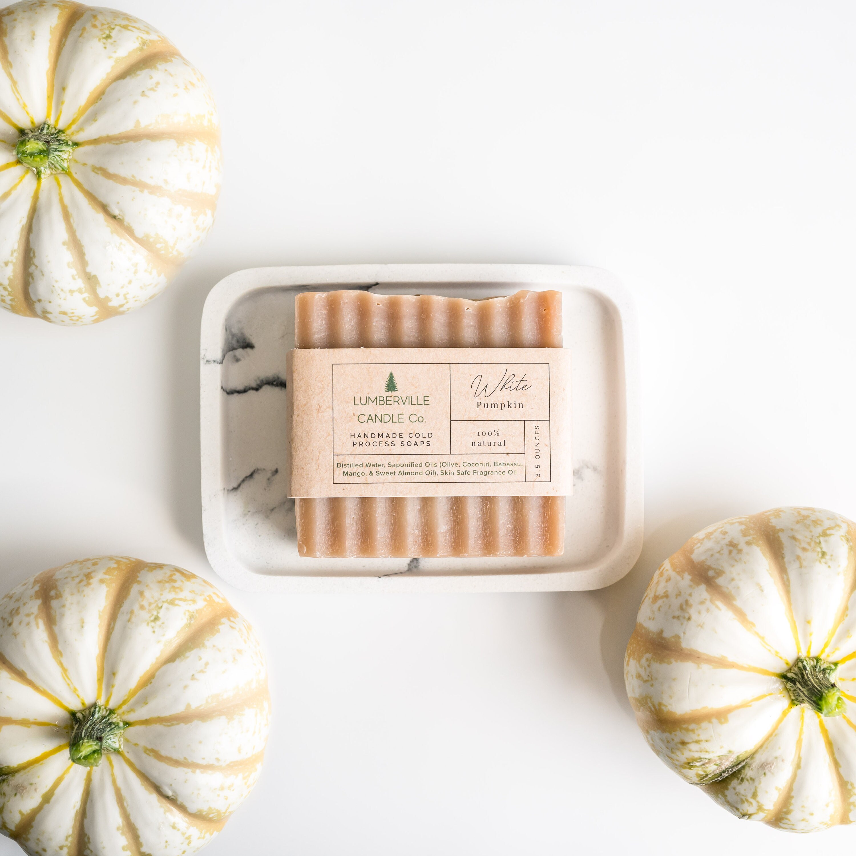 White Pumpkin Soap Bar Soap Scented Soap Cold Process - Etsy