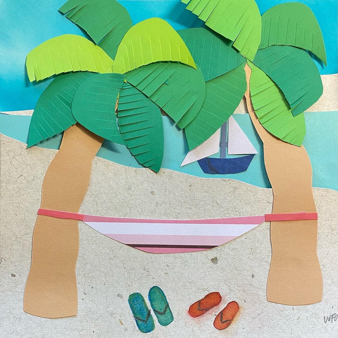 Three Dimensional 8 X 8 Landscape Collages Framed - Etsy