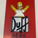 Duff Beer,duff Sign,homer Simpson Sign,homer Simpson,the Simpsons ...