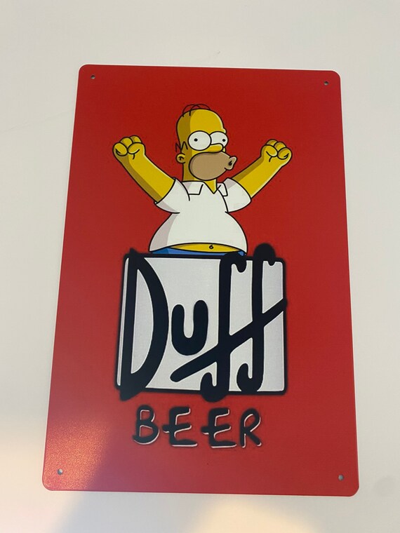 Duff Beerduff Signhomer Simpson Signhomer Simpsonthe - Etsy
