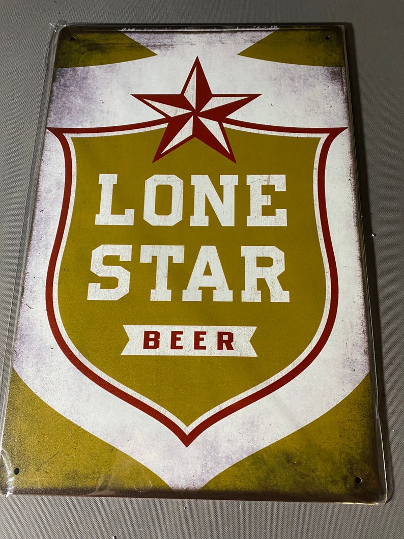Lone Star Beer Sign 8x11 Metal Tin Sign Bar Decor Gifts for | Etsy