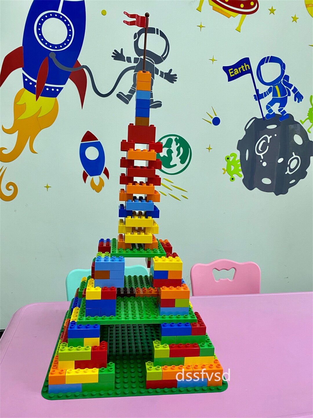 Cartoon Particles Handmade Diy Building Blocks - Etsy