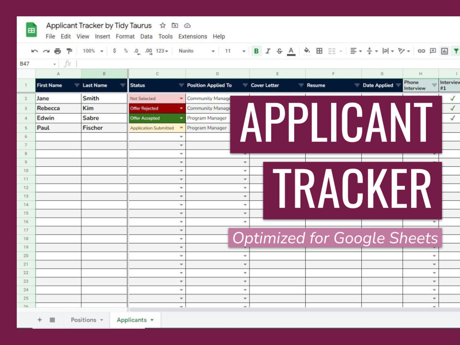 Applicant Tracker | Candidate Applications | Job Openings | Recruitment ...