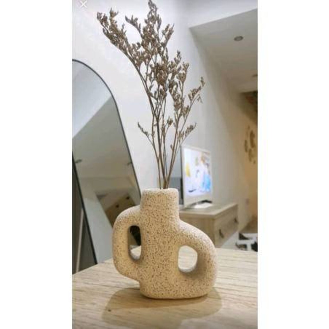 Irregular Shape Nordic Vase Mini Textured Concrete Vase - Etsy