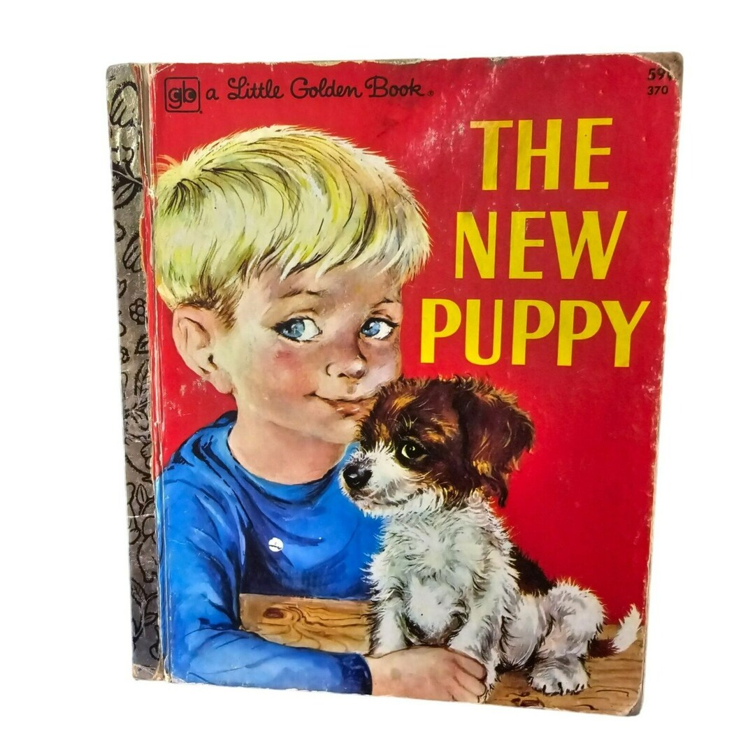 Vintage Little Golden Book - the New Puppy | Children's Book - Etsy