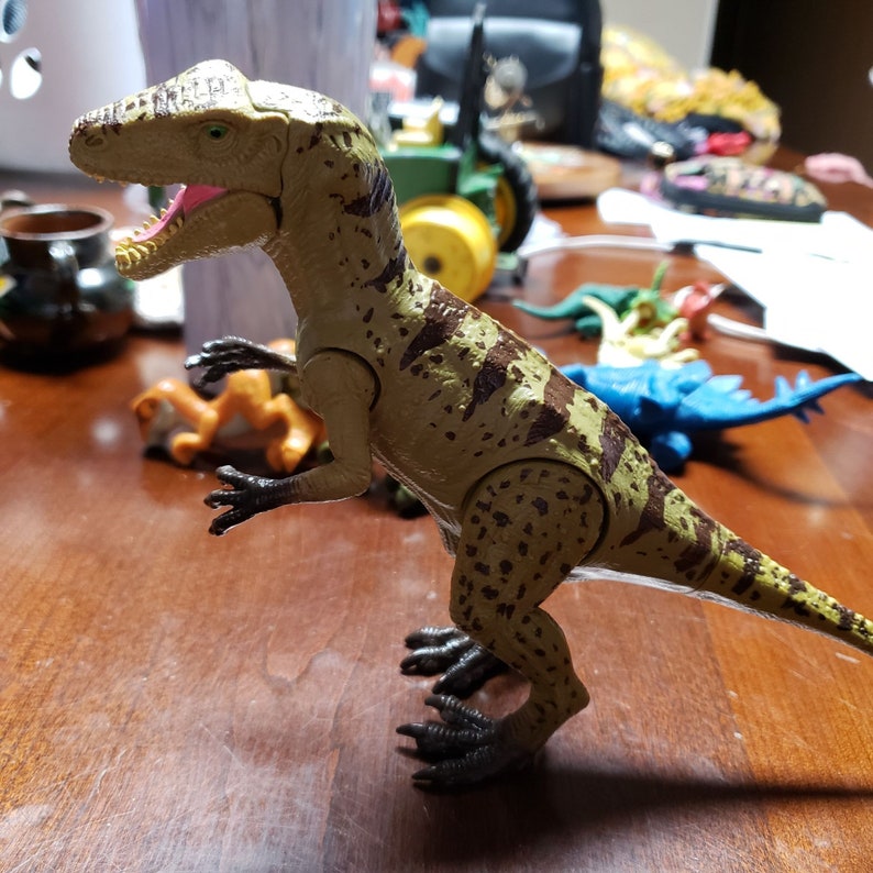 Allosaurus (kid Galaxy/lontic by Happy Kin Dinosaur Posable Dinosaur ...
