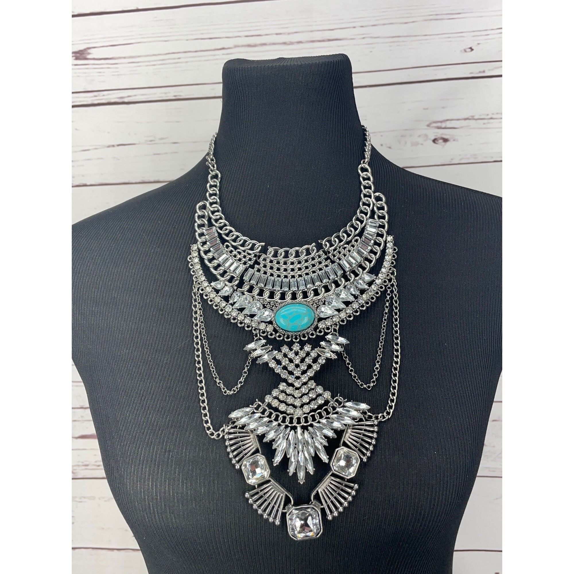 Gorgeous Vintage Western Native American Loo Turquoise Crystal - Etsy