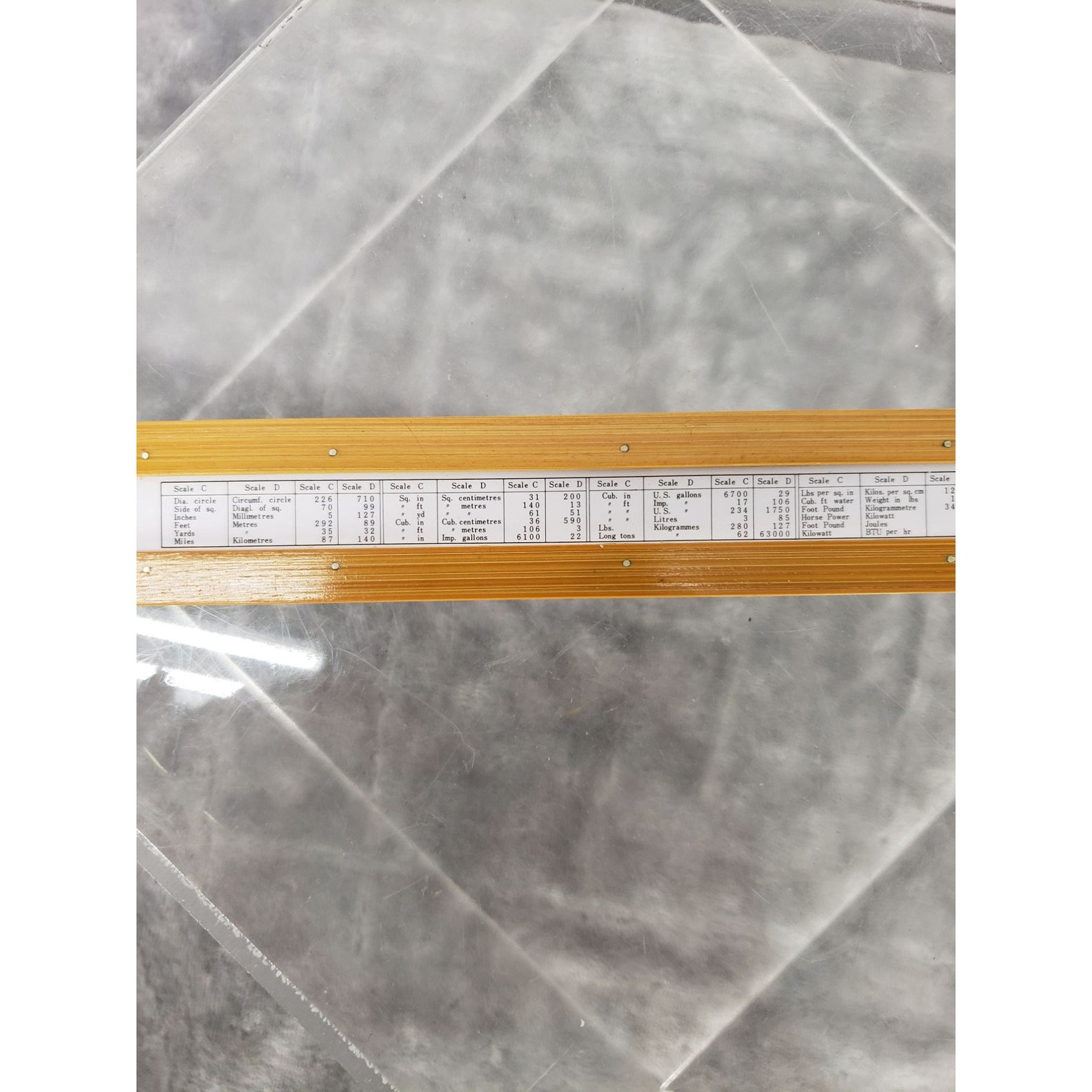 Frederick Post Co. Model 1447 11” Sl BBC C Ide Ruler W/ Hemmi Japan ...