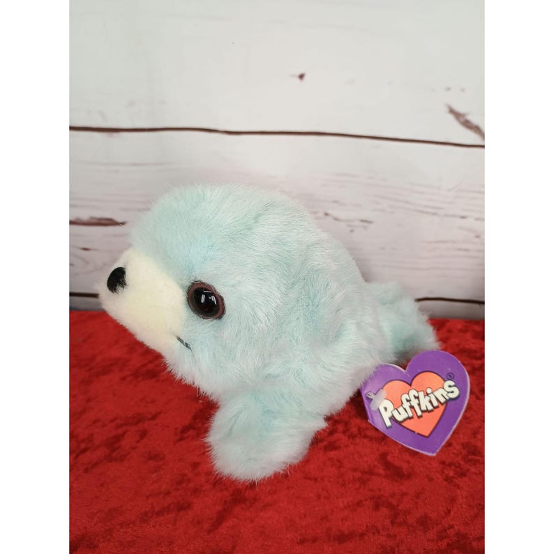 Puffkins Collectible SLICK the Seal Plush 4" Stuffed Animal Swibco - Etsy