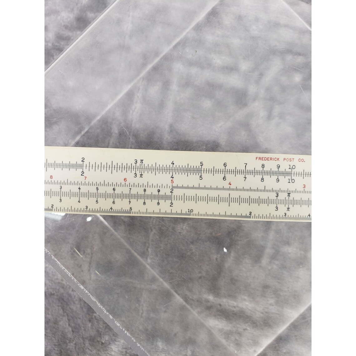 Frederick Post Co. Model 1447 11” Sl BBC C Ide Ruler W/ Hemmi Japan ...