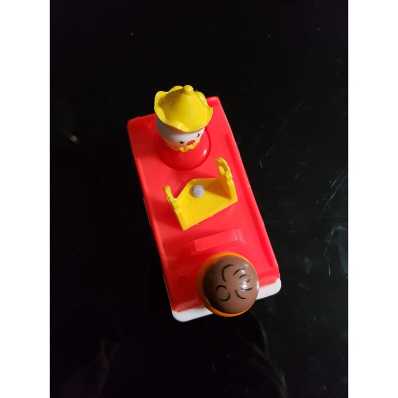 Vintage 1980s Fisher Price Fire Truck With Clown & Boy Figures - Etsy