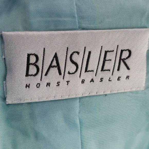 Horst Basler Multicolored Blue Stripe Size 38 Size 8 Blazer Button up ...