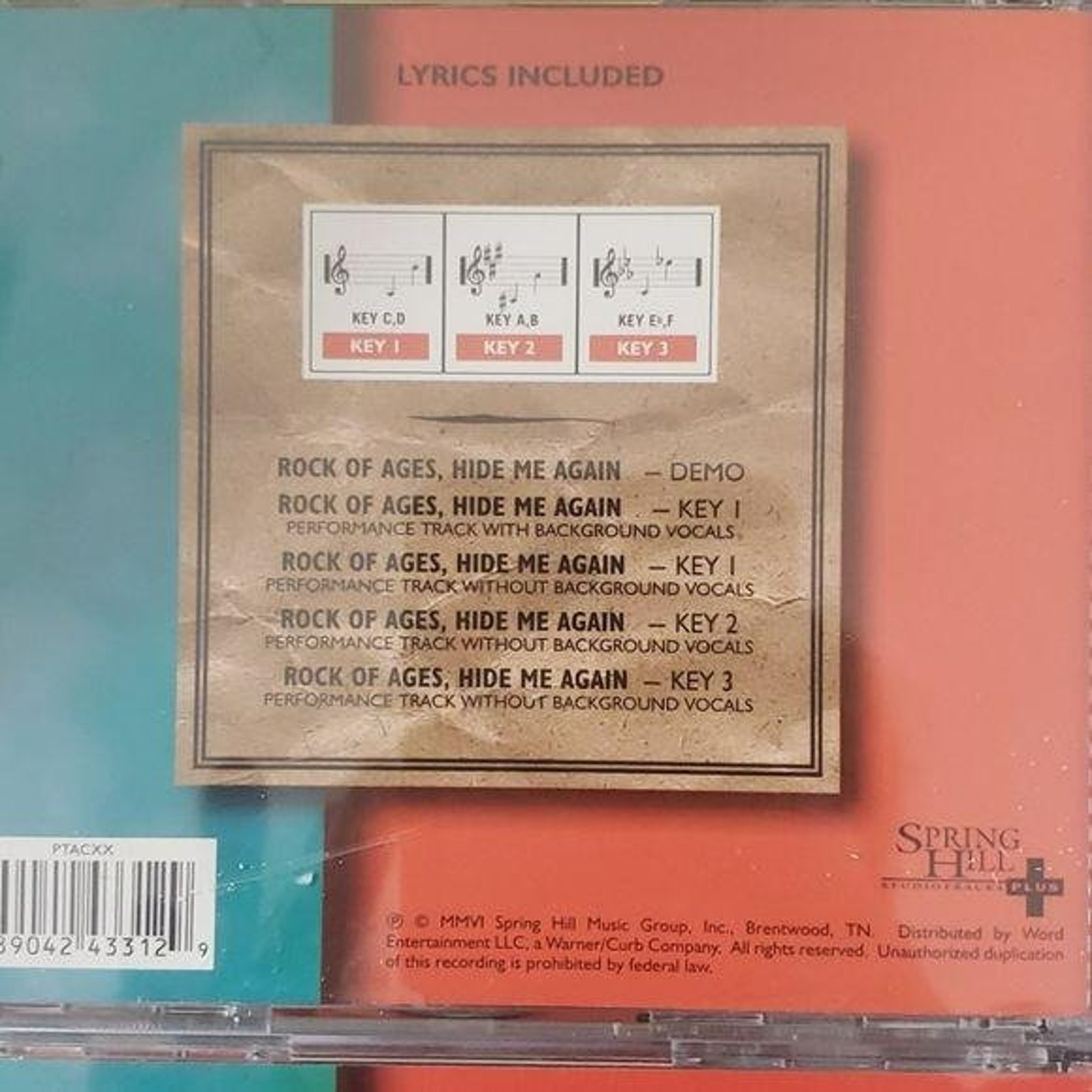 Spring Hill Studio Tracks Plus Janet Paschal Cd Music Lot - Etsy