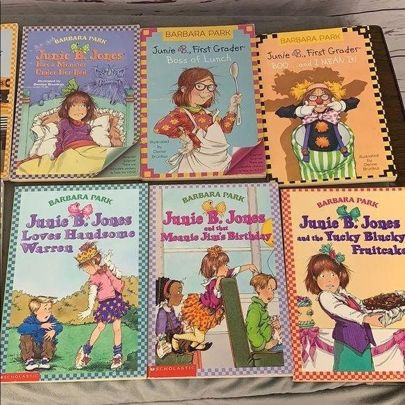 JUNIE B Jones Barbara Park Book Lot of 10 BUNDLE Christmas First Grade ...