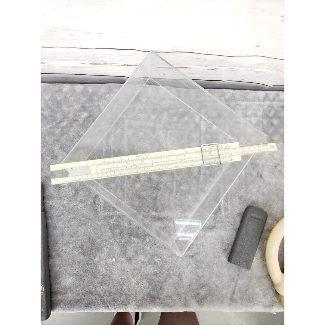 Frederick Post Co. Model 1447 11” Sl BBC C Ide Ruler W/ Hemmi Japan ...