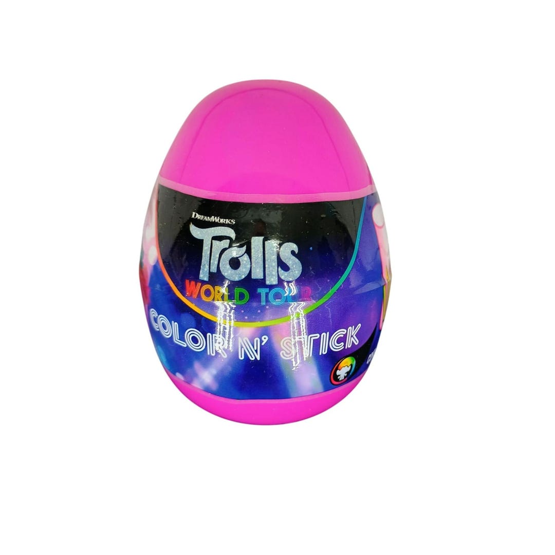 Dreamworks Trolls World Tour Color N Stick Activity Egg - Etsy