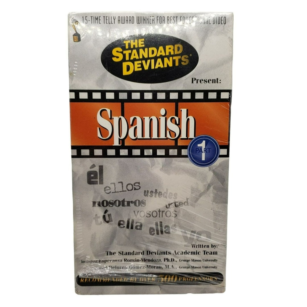 The Standard Deviants Spanish 1 VHS Used VCR Video Tape Cerebellum - Etsy