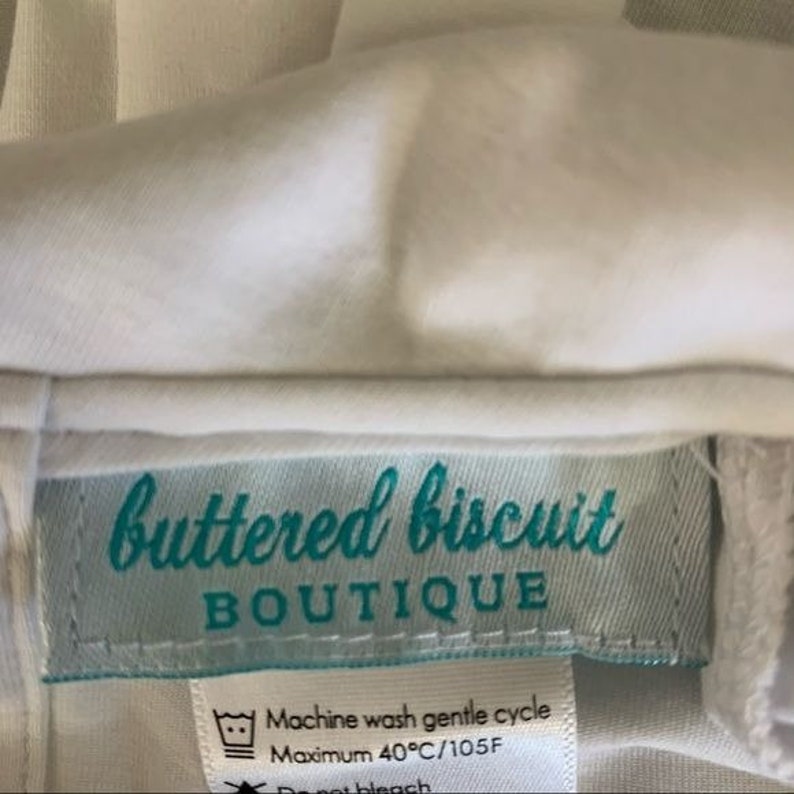 Buttered Biscuit Boutique Girls Long Sleeve White Back Button Top ...
