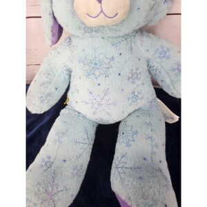 Build a Bear BABW Blue Bunny Rabbit Plush Stuffed Animal Sparkle ...