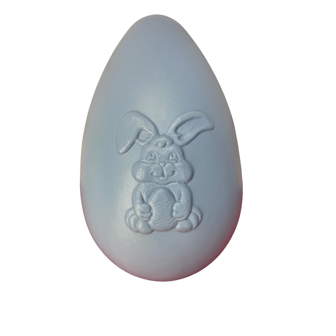 Vintage 1998 Grand Venture Large Easter Egg Blow Mold W Rabbit on Front ...