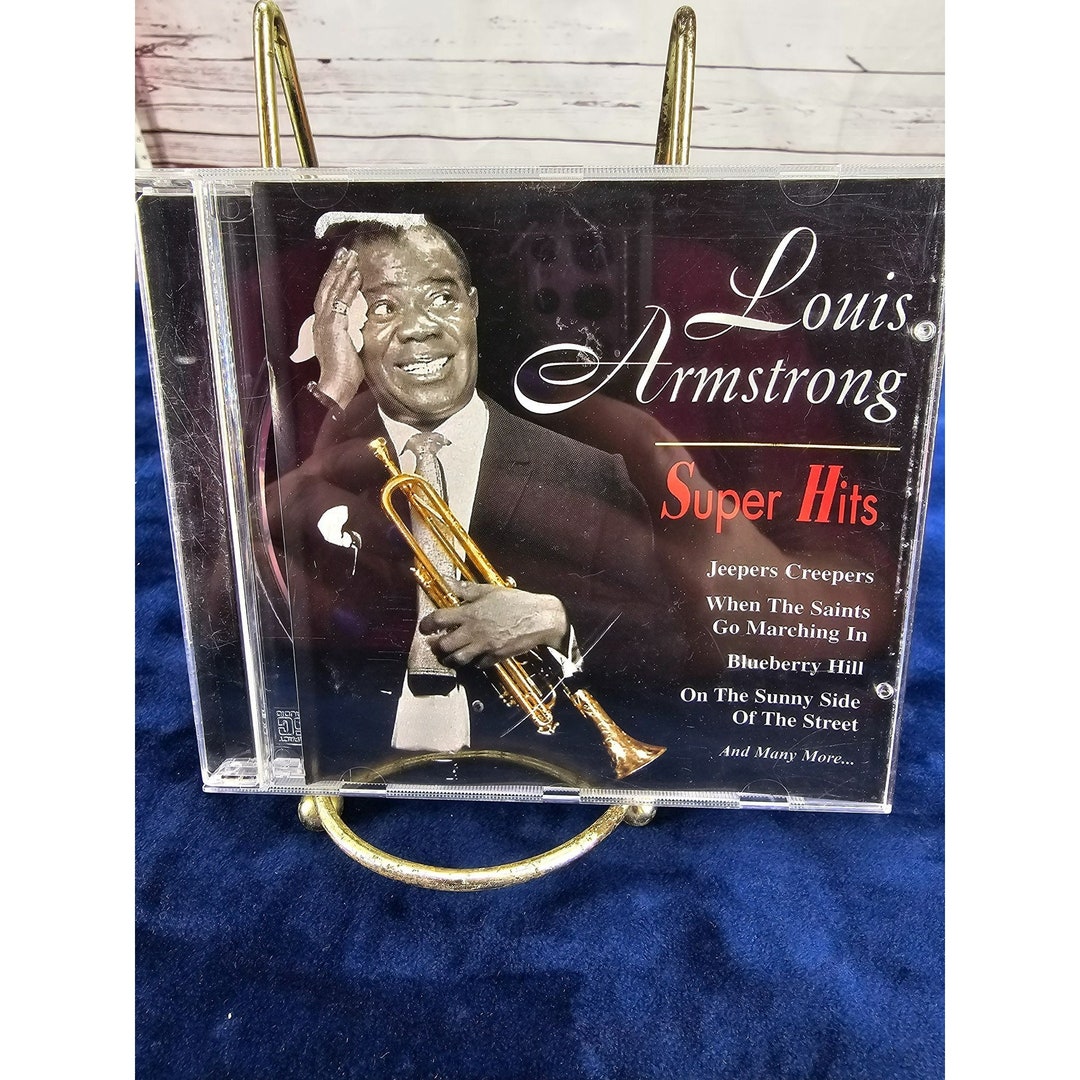 Louis Armstrong Super Hits Including Blueberry Hill Cd - Etsy