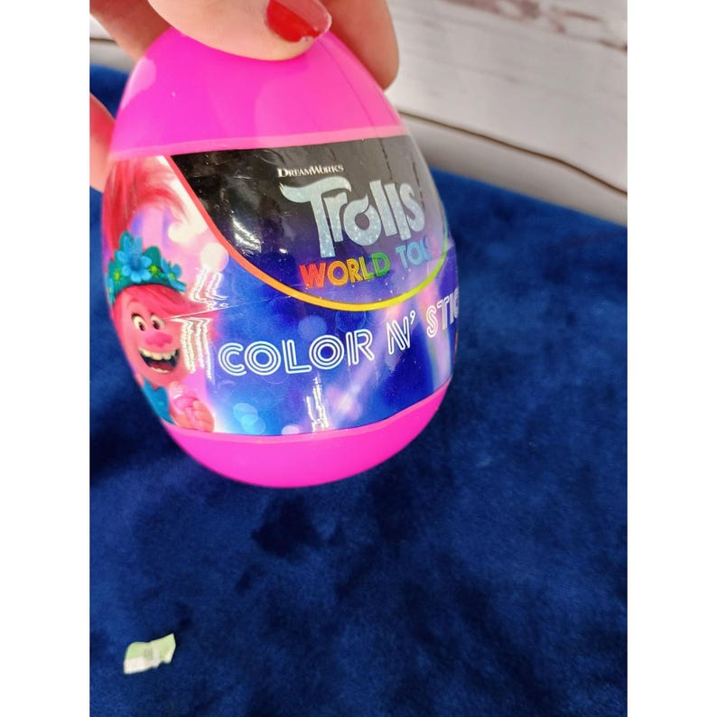 Dreamworks Trolls World Tour Color N Stick Activity Egg - Etsy