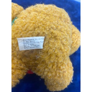 Vintage Jim Henson the Muppets Muppet Babies FOZZIE BEAR 8 Plush ...