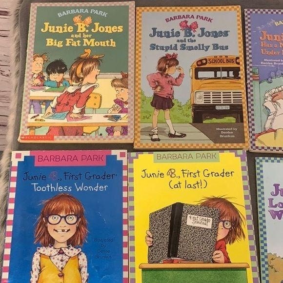JUNIE B Jones Barbara Park Book Lot of 10 BUNDLE Christmas First Grade ...