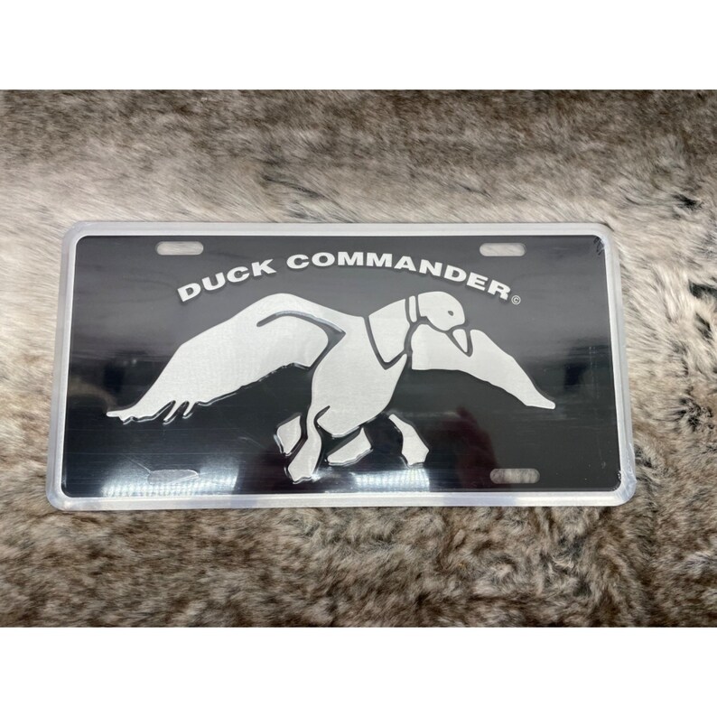 New Duck Commander Black License Décor Plate - Etsy