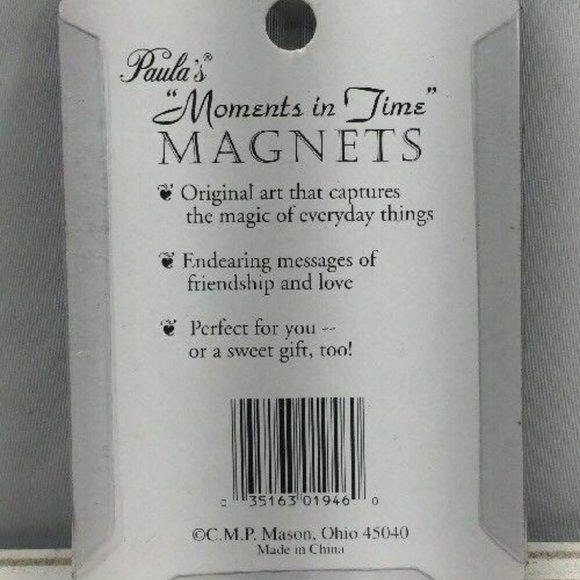 Vintage Paula's Moments in Time Magnet Near or Apart, Friends ARE Close ...