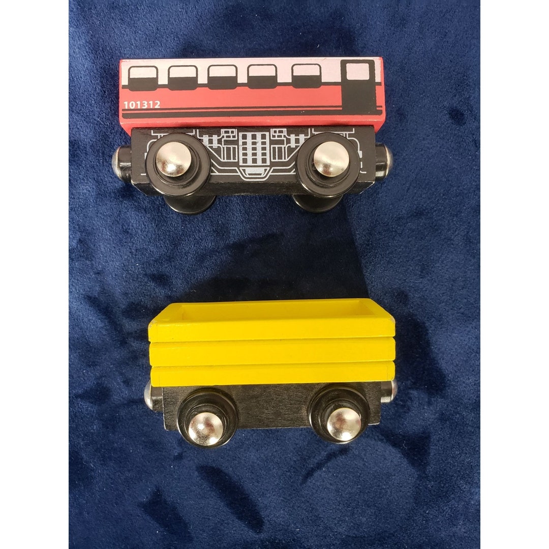 MAXIM Wooden Train Set 2003 Box Car Passenger Car Thomasboys - Etsy