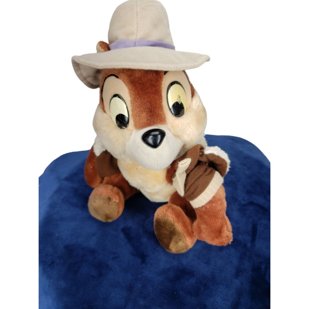 Walt Disney World Chipmunk CHIP Rescue Ranger Plush With Hat and Vest ...