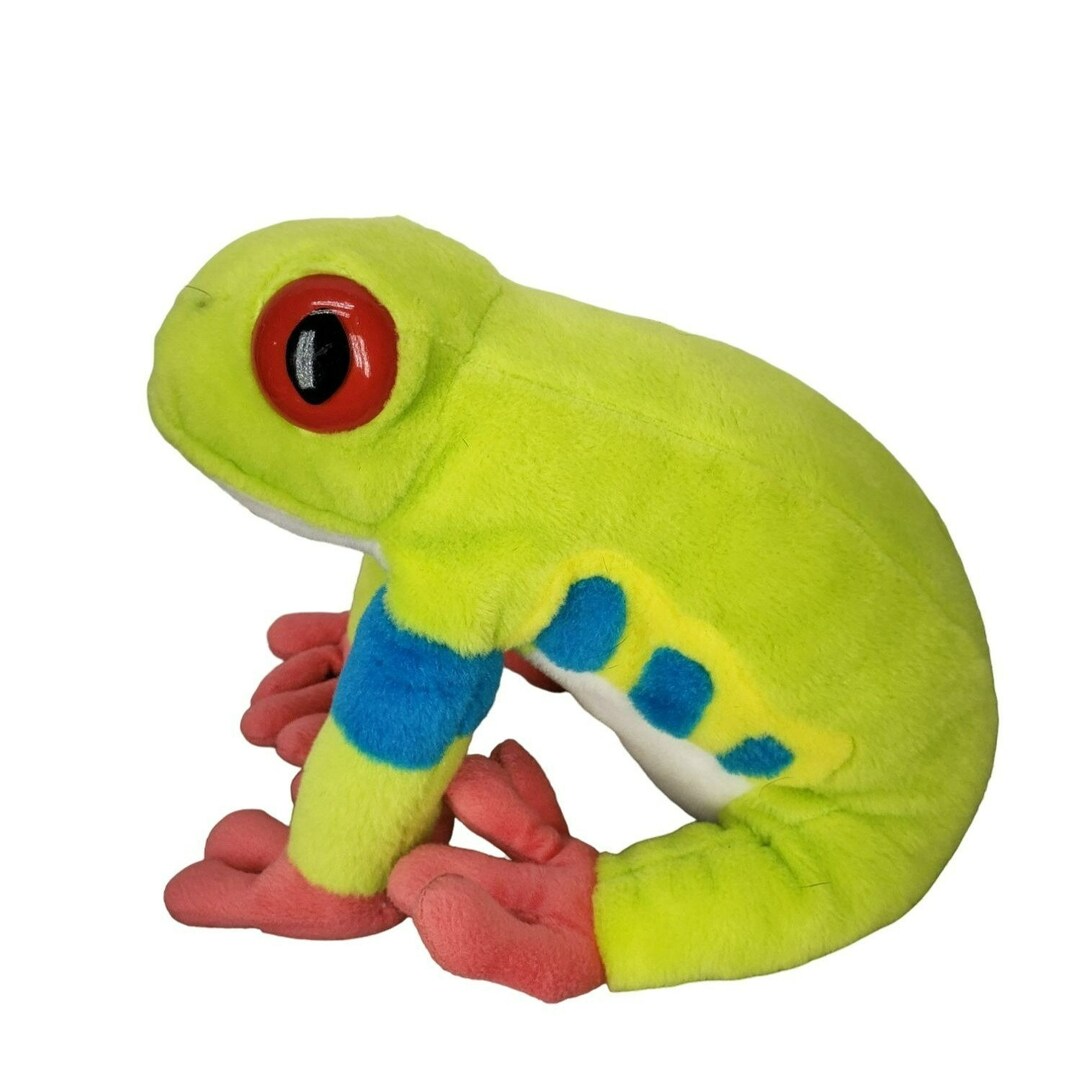 Wild Republic Red-eyed Tree Frog Plush Stuffed Animal Plush - Etsy