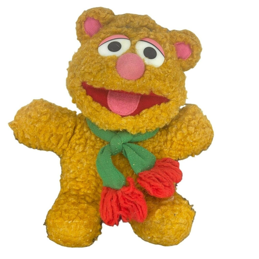 Vintage Jim Henson the Muppets Muppet Babies FOZZIE BEAR 8 Plush ...