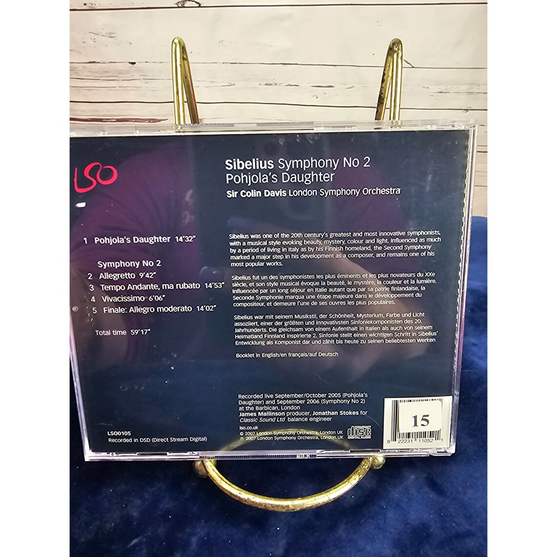 Sibelius Symphony No. 2 Pohjola's Daughter Sir Colin Davis London Symphony Orchestra - Etsy