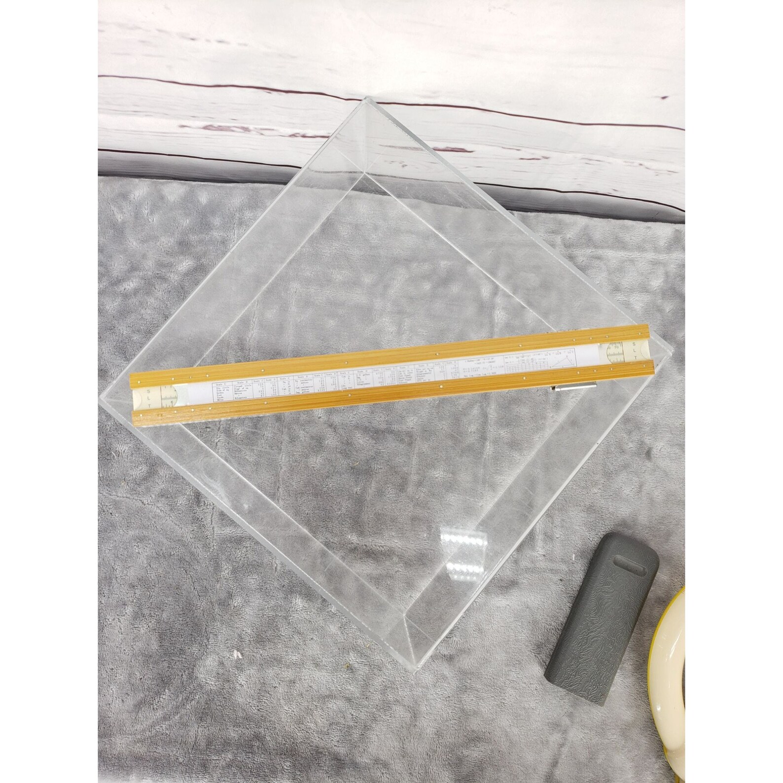 Frederick Post Co. Model 1447 11” Sl BBC C Ide Ruler W/ Hemmi Japan ...