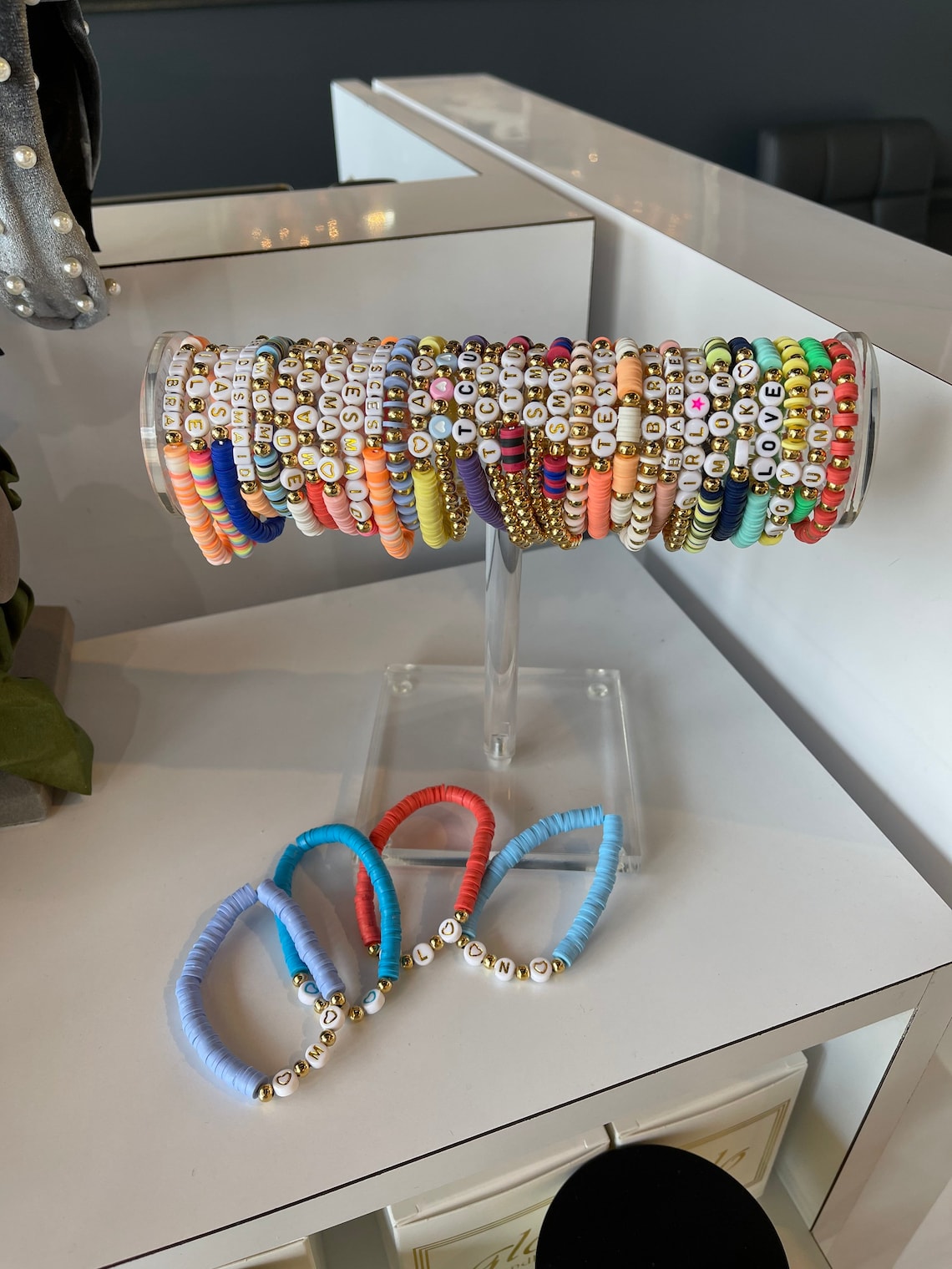 Custom Beaded Bracelet - Etsy