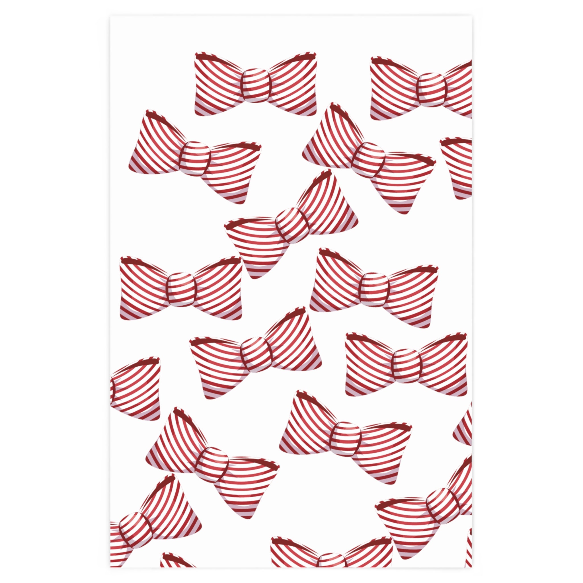 Vintage Bow Wrapping Paper Vintage Bow Wrapping Paper Christmas Paper ...