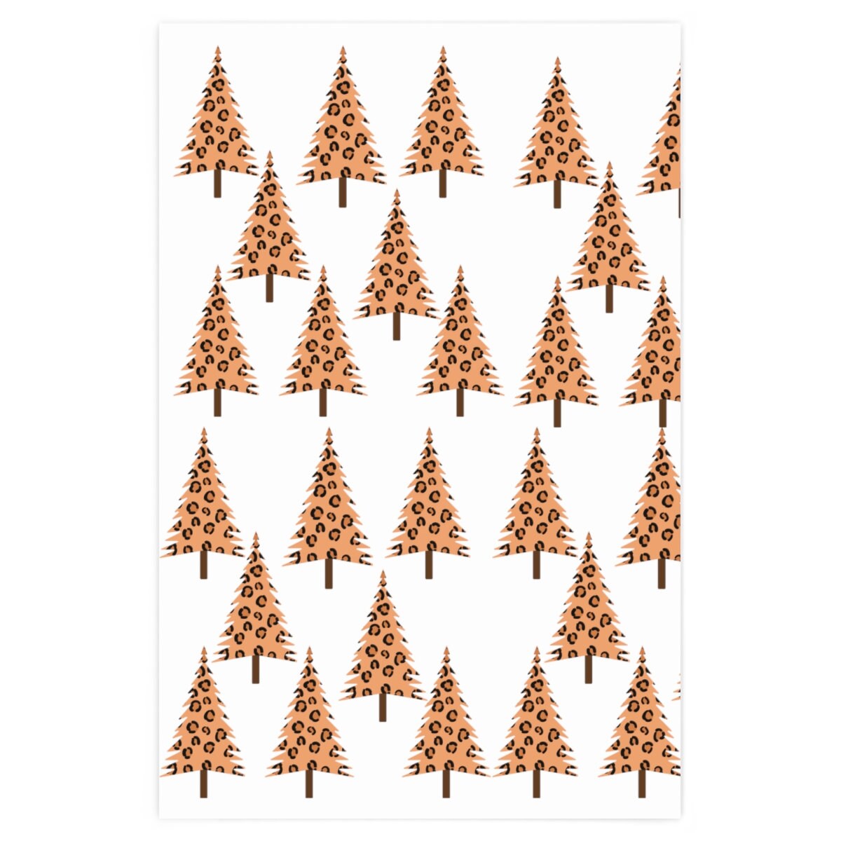 Leopard Print Wrapping Paper Christmas Wrapping Paper Leopard Wrapping ...